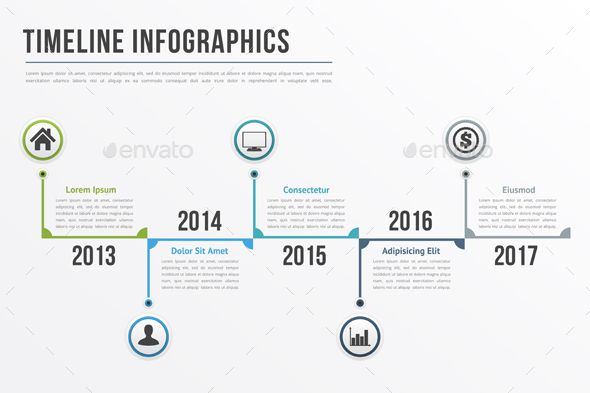 Timeline Graphics, Designs & Templates | GraphicRiver