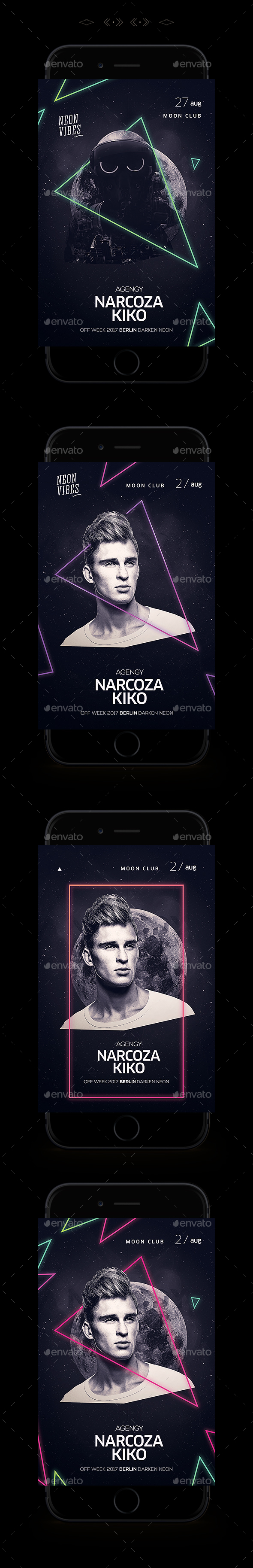 Neon Flyer Templates | GraphicRiver