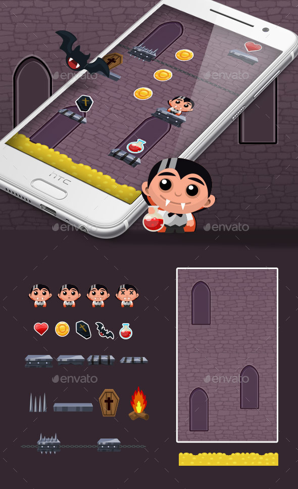 Jump 2D Game Assets from GraphicRiver