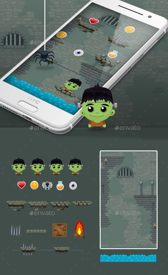 Jump 2D Game Assets from GraphicRiver
