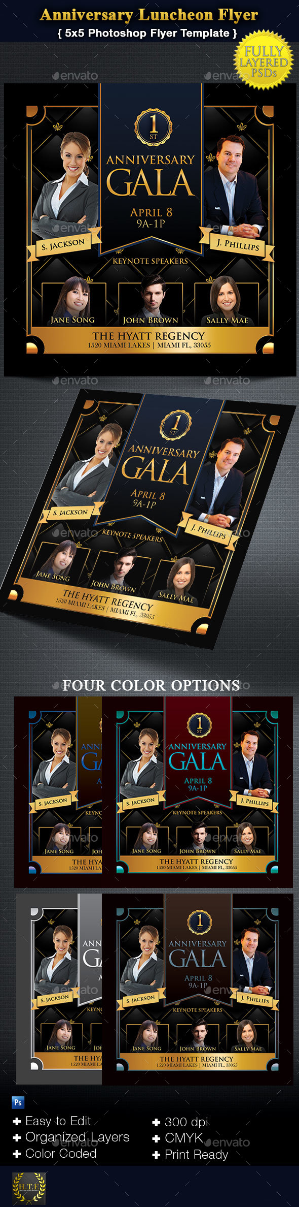 Gala Flyer Templates from GraphicRiver