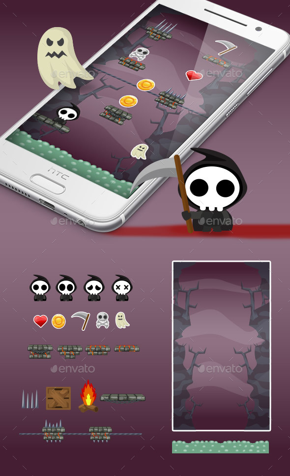 Jump 2D Game Assets from GraphicRiver