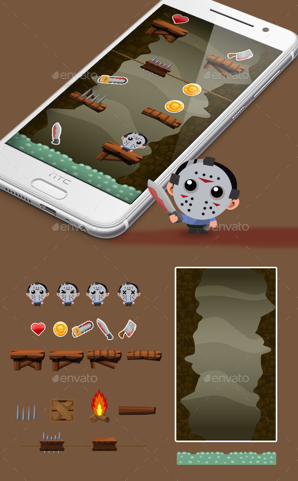 Jump 2D Game Assets from GraphicRiver