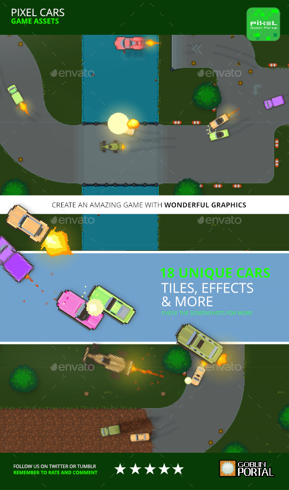 Car 2D Game Assets from GraphicRiver