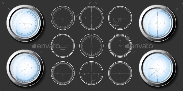 Crosshair Graphics, Designs & Templates | GraphicRiver