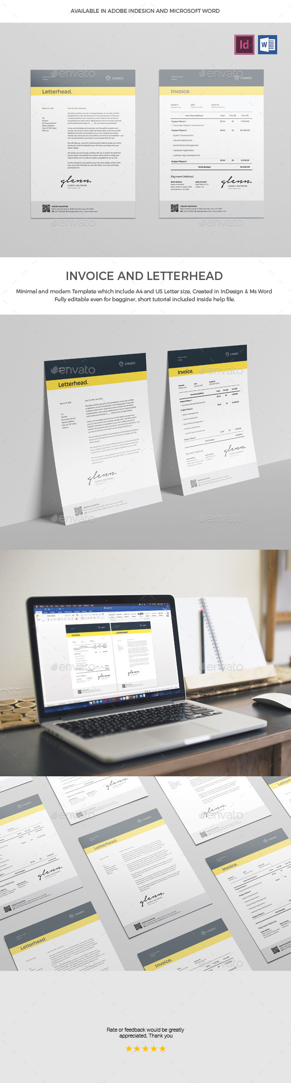 Business Proposal & Invoice Templates from GraphicRiver