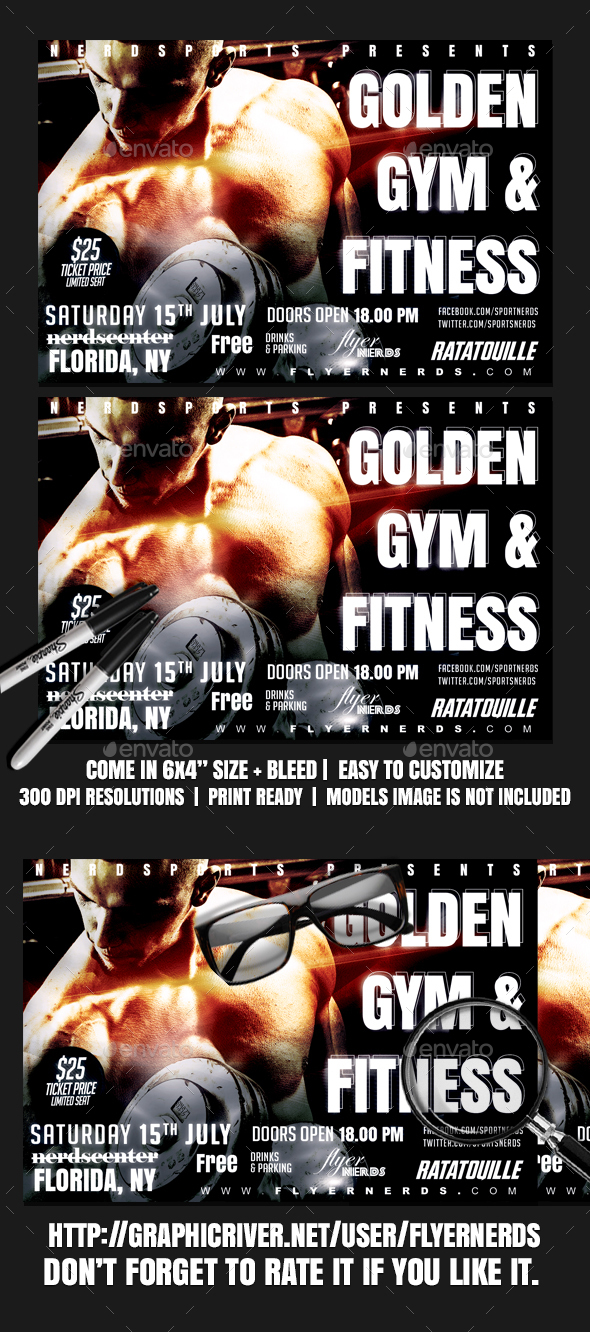 Gymnasium Graphics, Designs & Templates | GraphicRiver