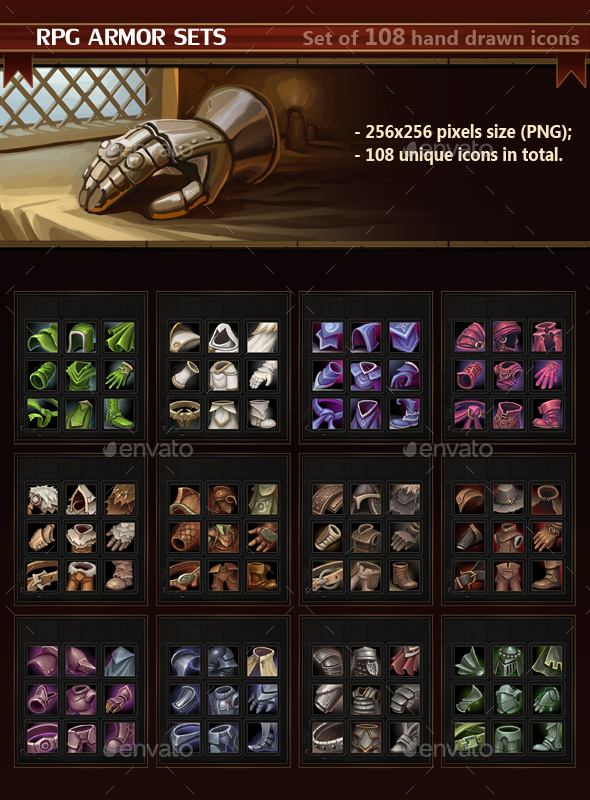 Mmo Icon Game Assets from GraphicRiver
