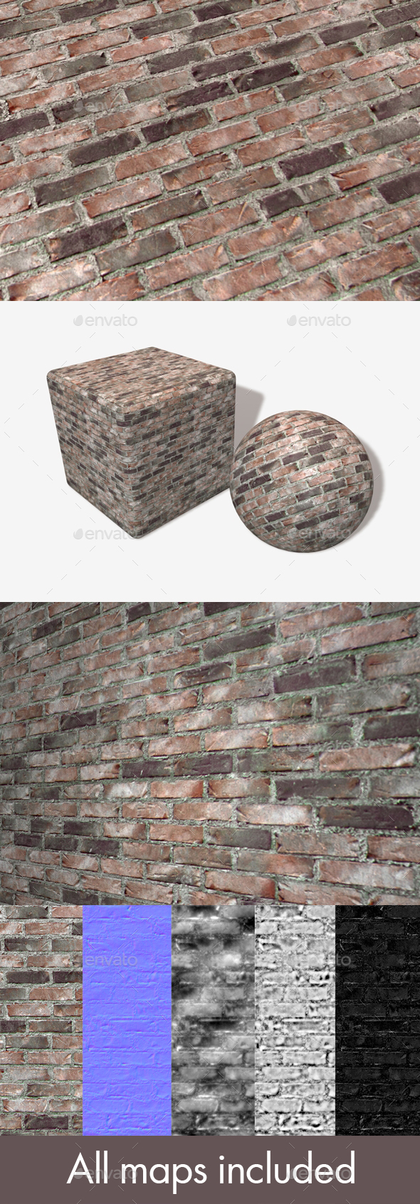 Brick Wall CG Textures from 3DOcean