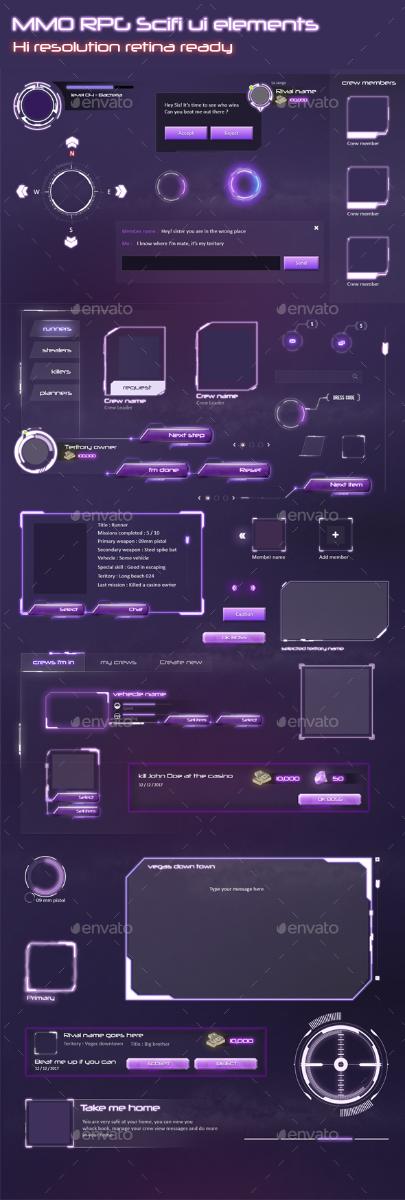 Rpg Game User UI Templates | GraphicRiver