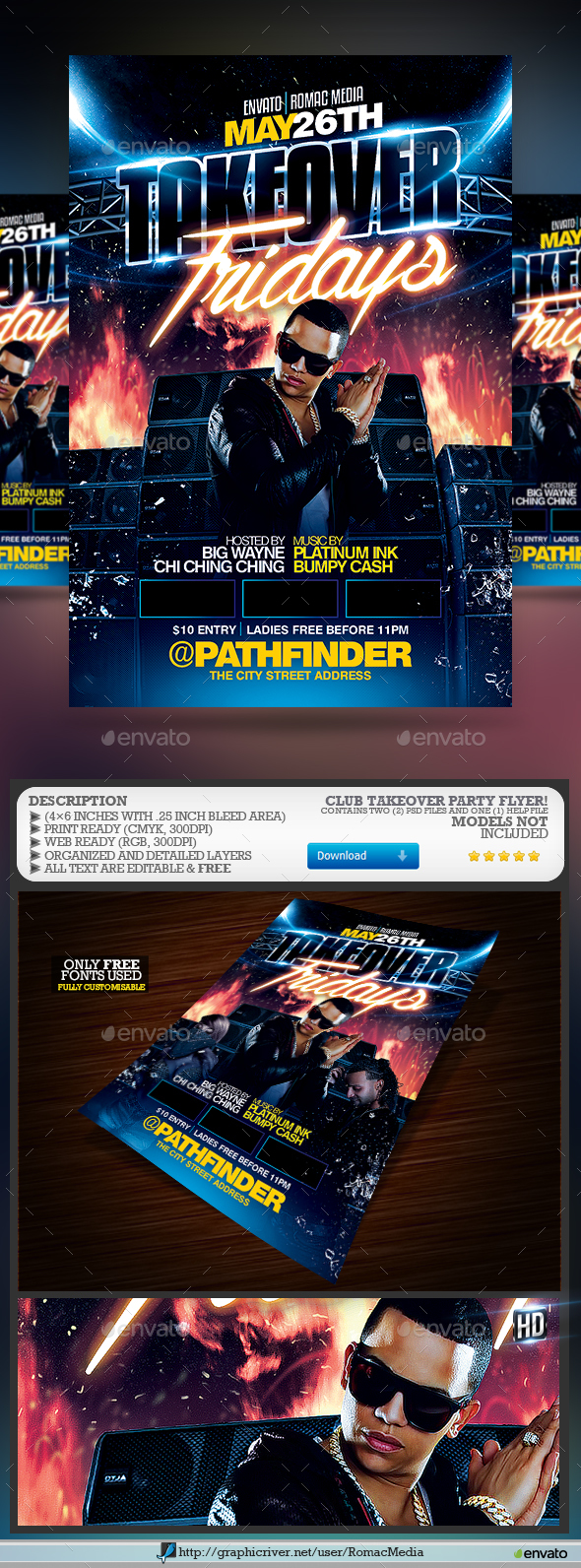 Takeover Stationery and Design Templates | GraphicRiver