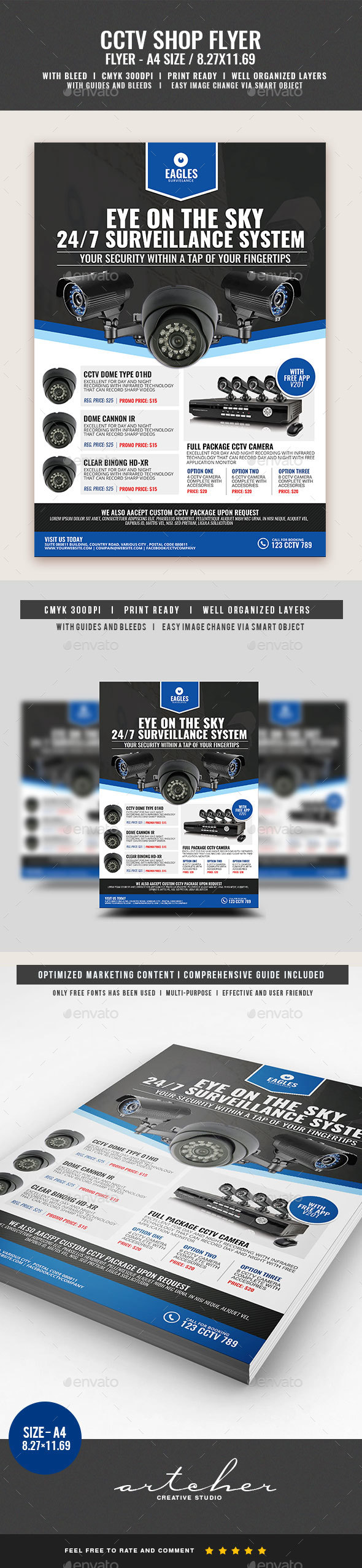 Cctv Flyer Templates from GraphicRiver