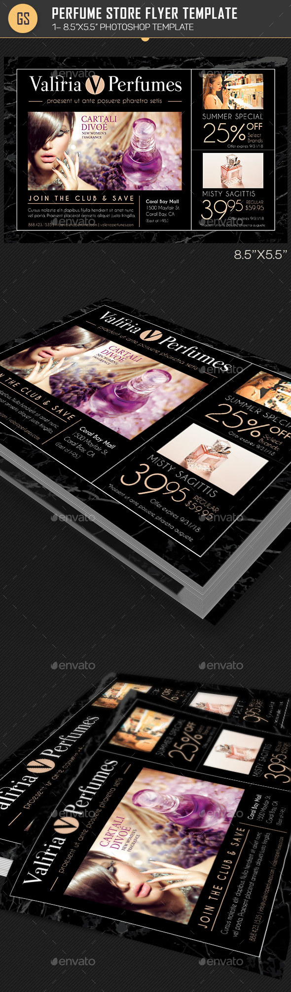 Perfume Stationery and Design Templates | GraphicRiver