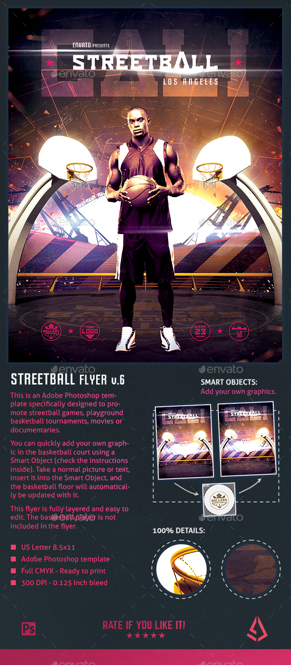 Streetball Graphics, Designs & Templates | GraphicRiver