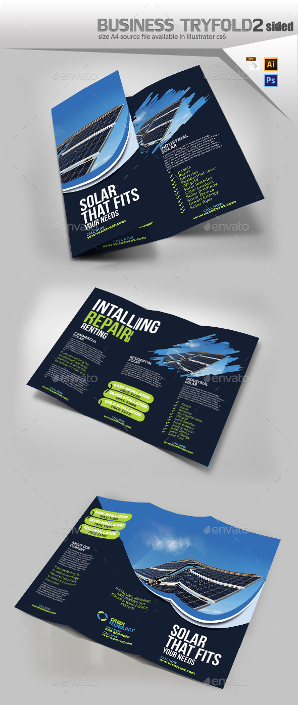 Solar Brochure Templates | GraphicRiver