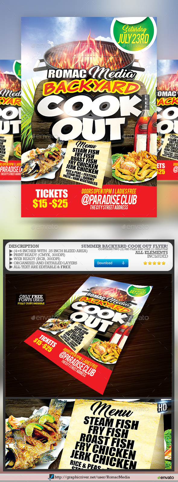 Backyard Graphics, Designs & Templates | GraphicRiver