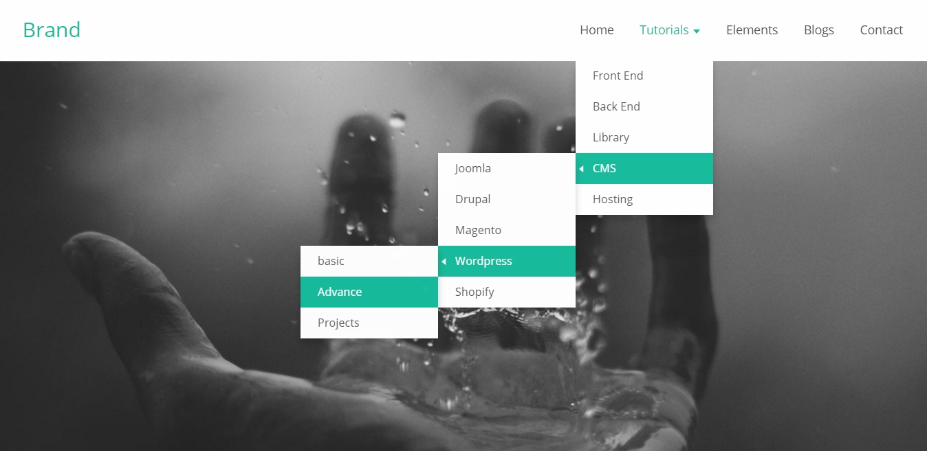 Modish - The Bootstrap Navbars