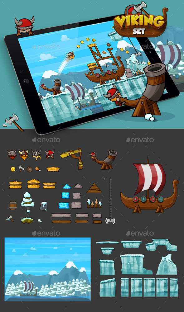 Ground 2D Game Assets from GraphicRiver