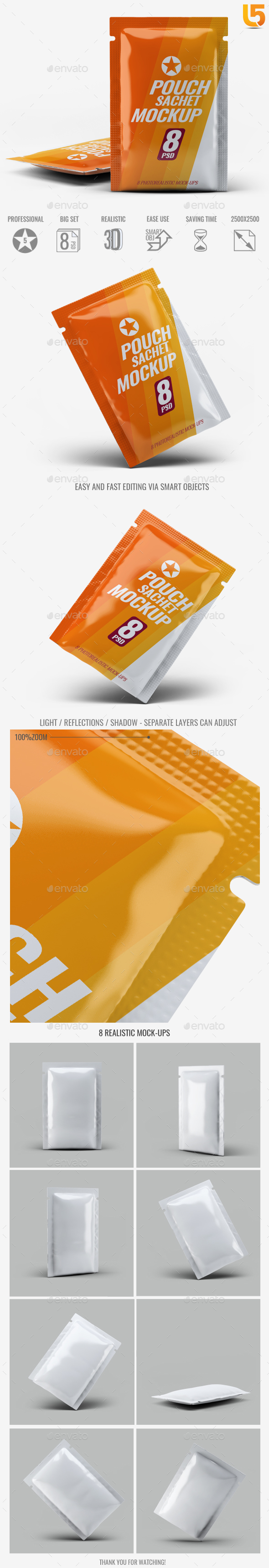 Pouch Graphics, Designs & Templates | GraphicRiver