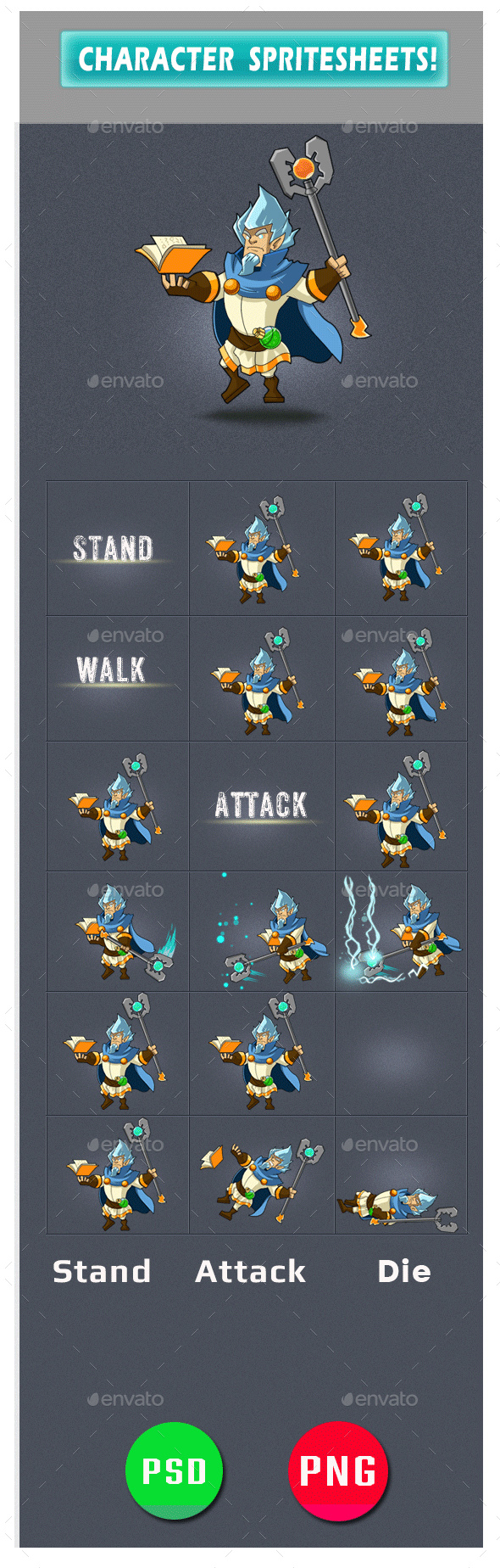Enemy 2D Game Assets from GraphicRiver