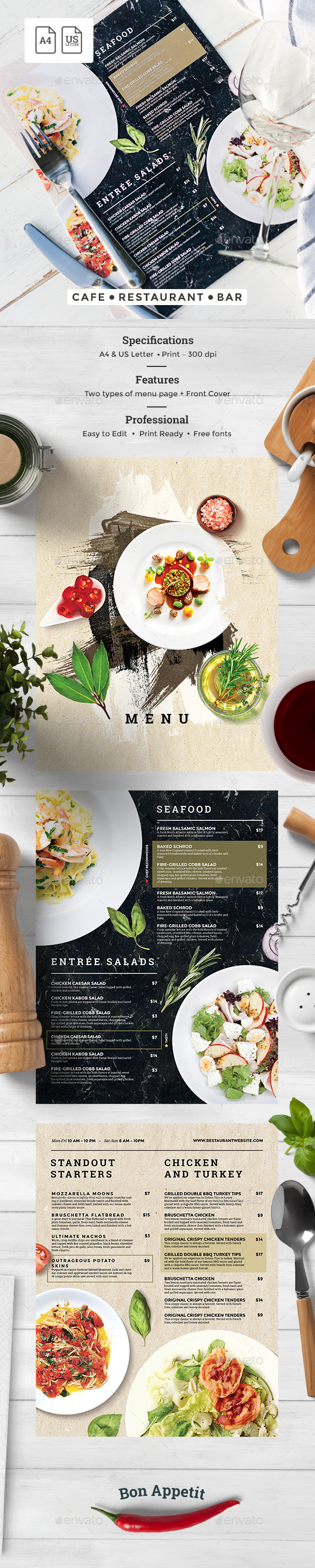 Food-menu Graphics, Designs & Templates | GraphicRiver