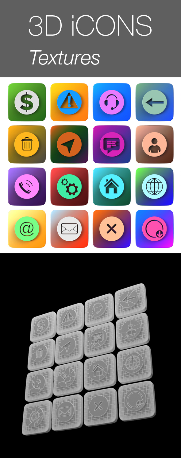 Pictogram 3D Models | 3DOcean