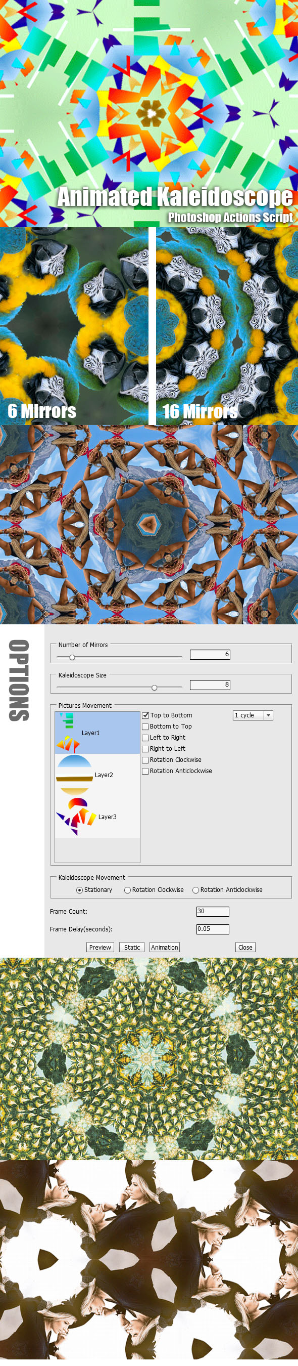Kaleidoscope Graphics, Designs & Templates from GraphicRiver