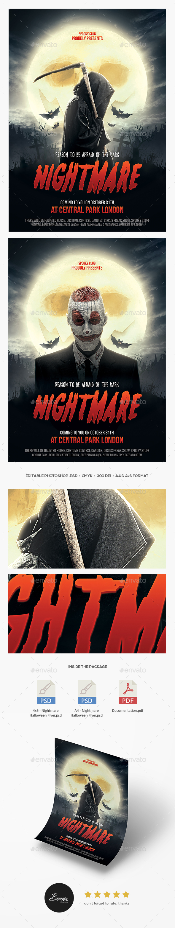Nightmare Graphics, Designs & Templates | GraphicRiver