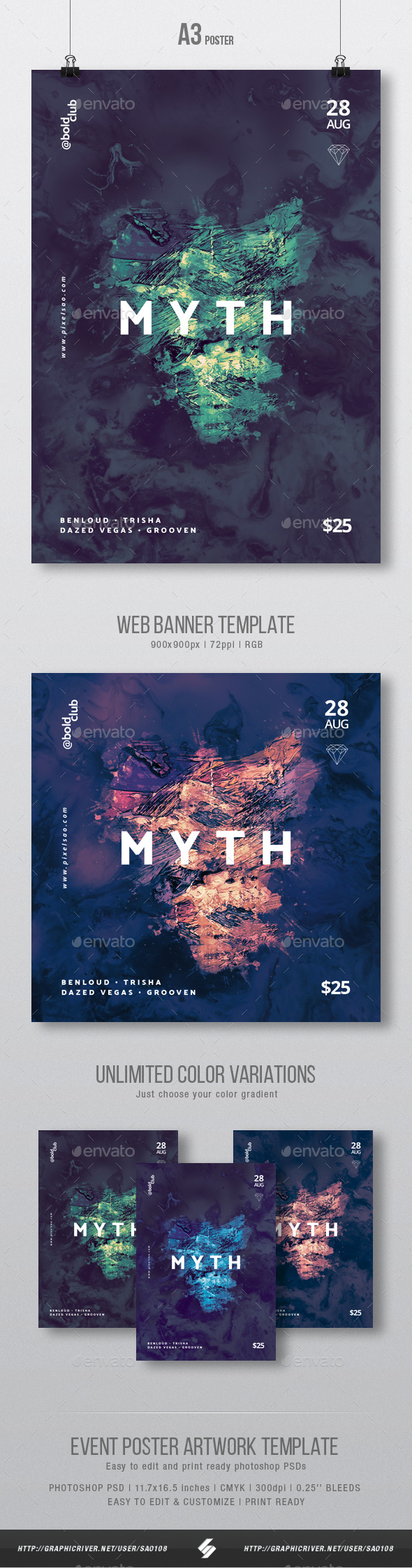 Myth Graphics, Designs & Templates | GraphicRiver