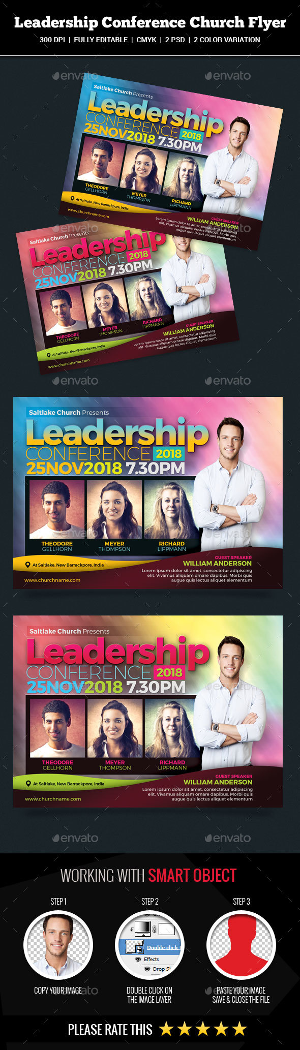 Leadership Flyer Templates from GraphicRiver