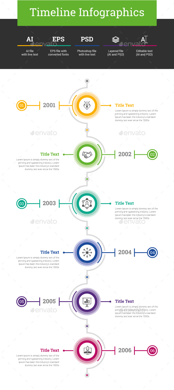 Timeline Infographic Templates | GraphicRiver
