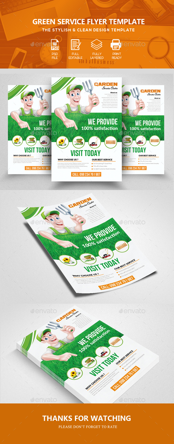 Garden Brochure Graphics, Designs & Templates from GraphicRiver