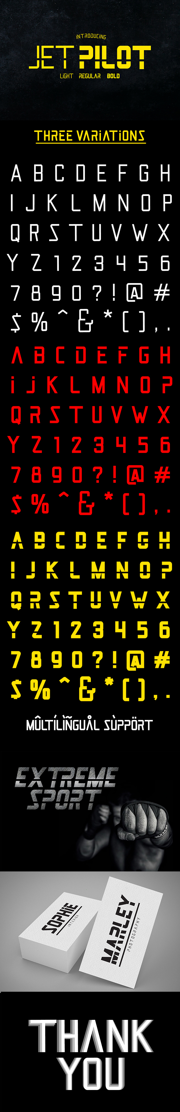 Jets Font | GraphicRiver