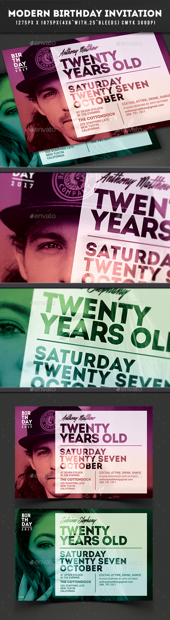 Invitation Graphics, Designs & Templates | GraphicRiver