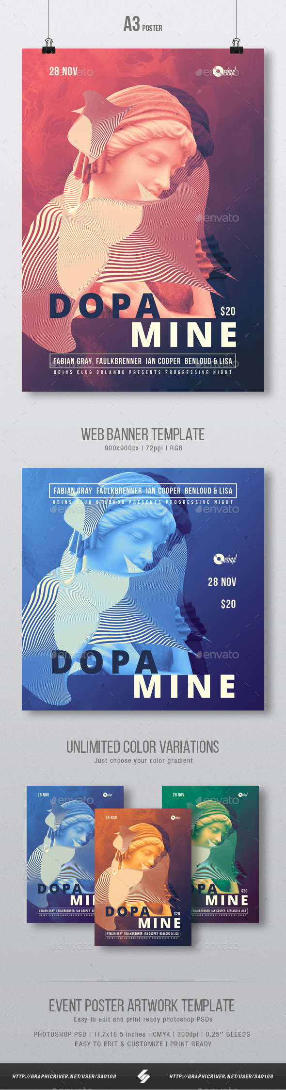 Dopamine Graphics, Designs & Templates | GraphicRiver