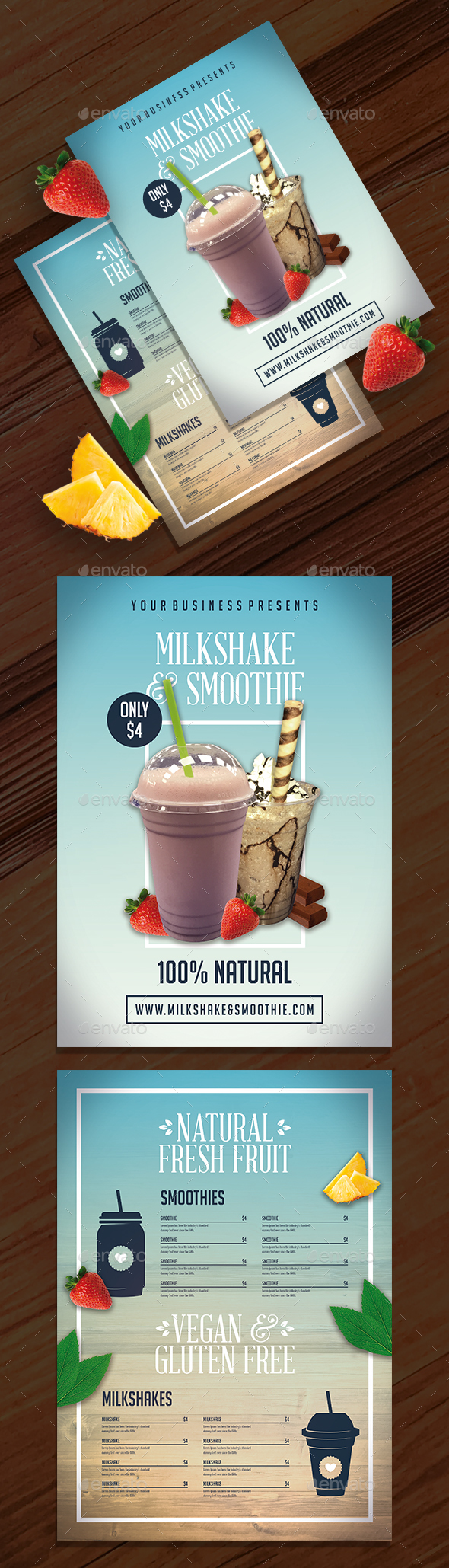 Milkshakes Graphics, Designs & Templates | GraphicRiver
