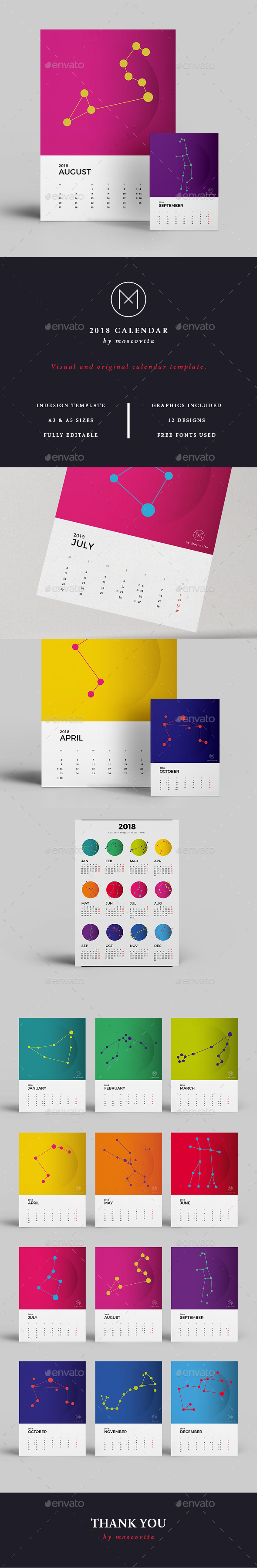 Calendar Calendar Templates & Designs | GraphicRiver