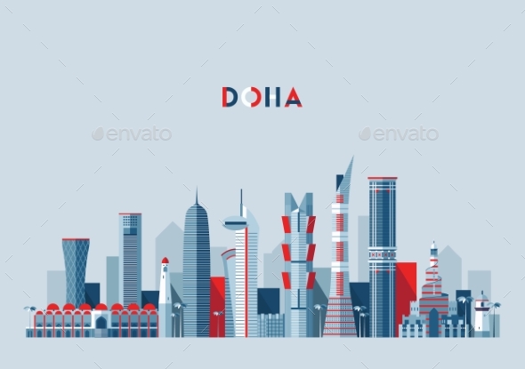 Doha Graphics, Designs & Templates from GraphicRiver