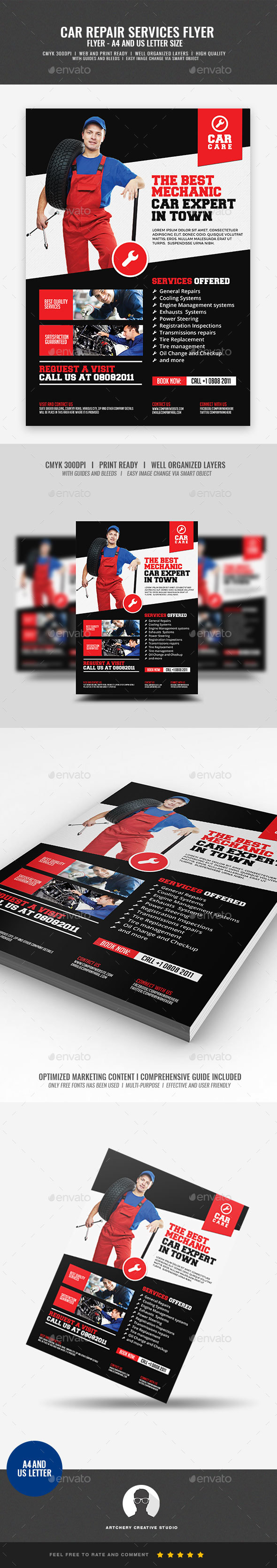 Mechanic Stationery and Design Templates | GraphicRiver
