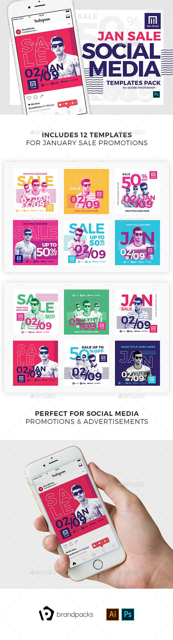 January Graphics, Designs & Templates | GraphicRiver