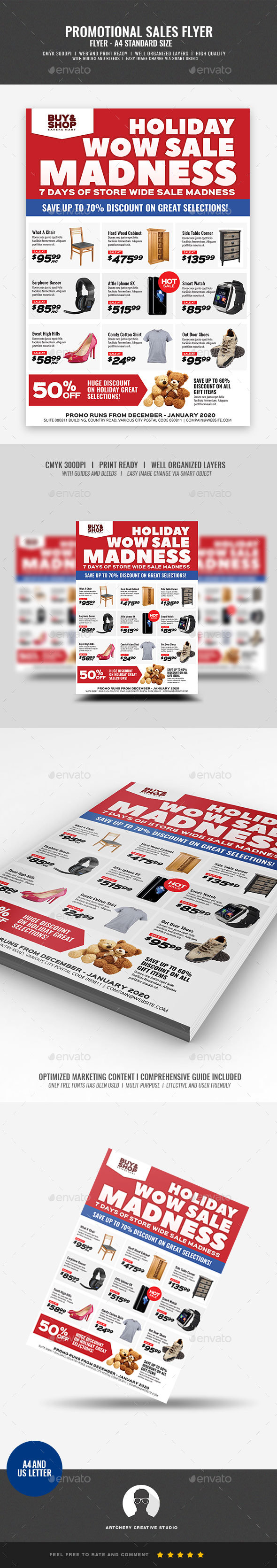 ECommerce Flyer Templates from GraphicRiver