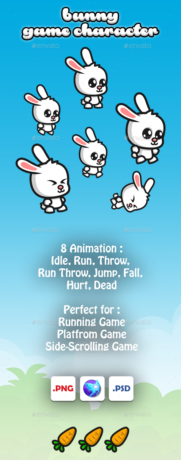 Chibi Game Sprites & Sheet Templates from GraphicRiver