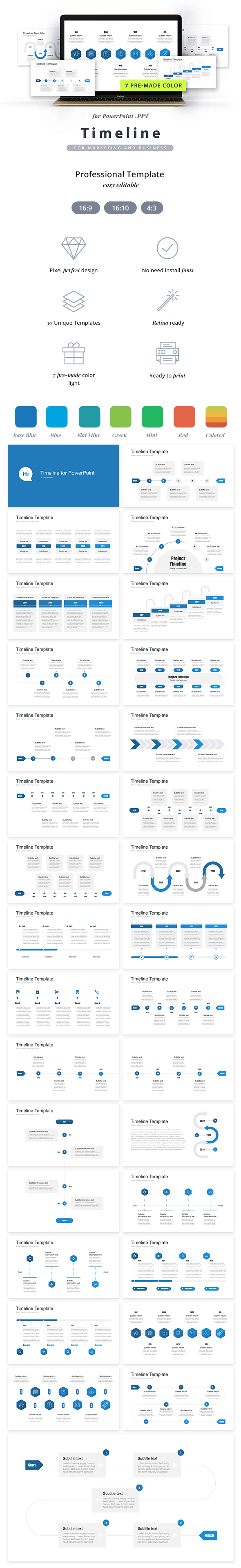 Timeline Presentation Templates | GraphicRiver