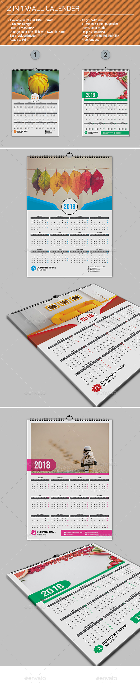 Calander Graphics, Designs & Templates | GraphicRiver