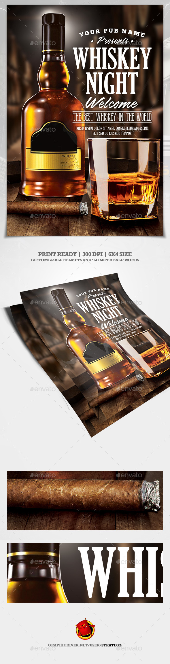 Whiskey Graphics, Designs & Templates from GraphicRiver