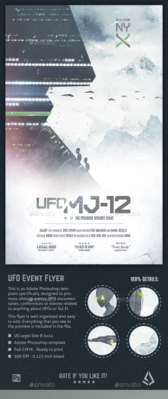 Spaceships Flyer Templates | GraphicRiver