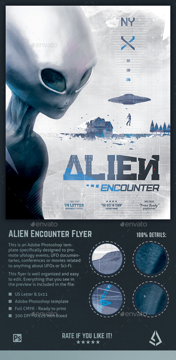 Spaceships Flyer Templates | GraphicRiver