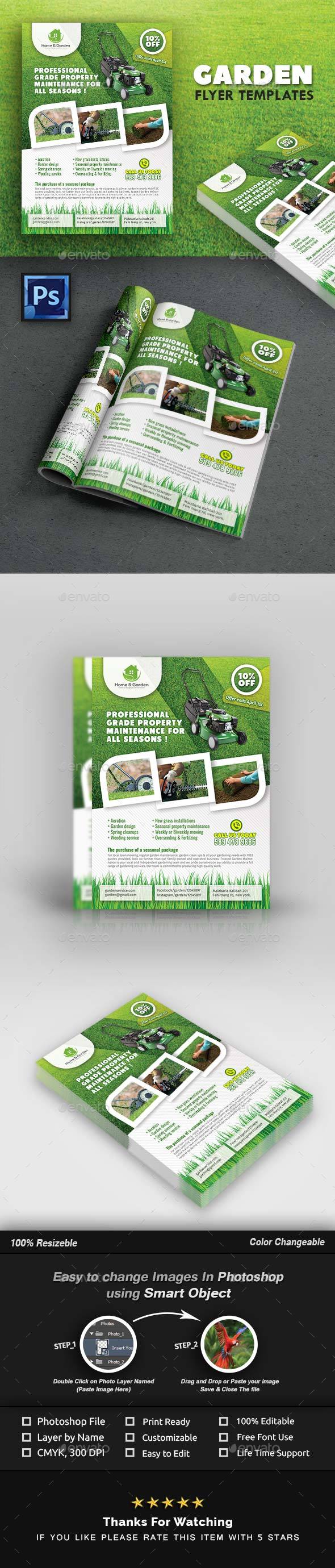 Garden Brochure Graphics, Designs & Templates from GraphicRiver