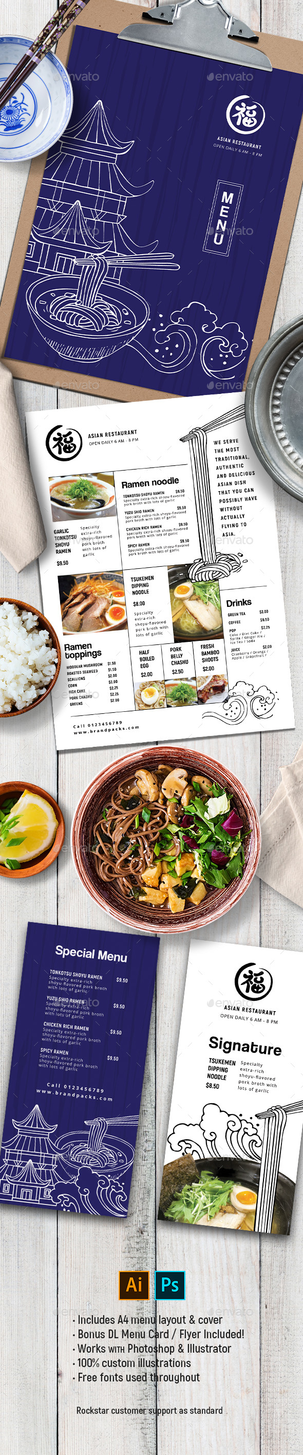 Asian Graphics, Designs & Templates | GraphicRiver