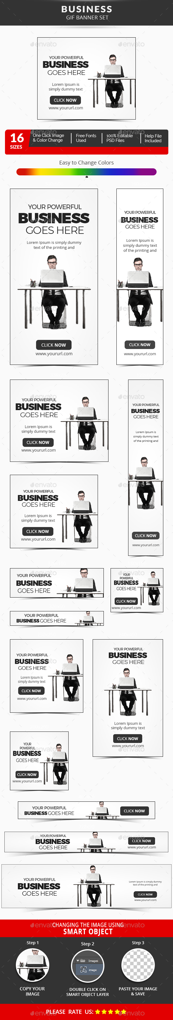 Gif Banners & Ad Templates | GraphicRiver